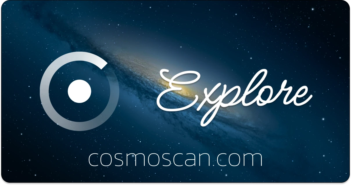 Cosmos Ecosystem Explorer ⚛️ Cosmoscan